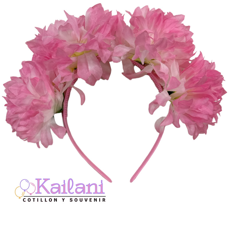 VINCHA 4 FLORES CON LUZ *1U